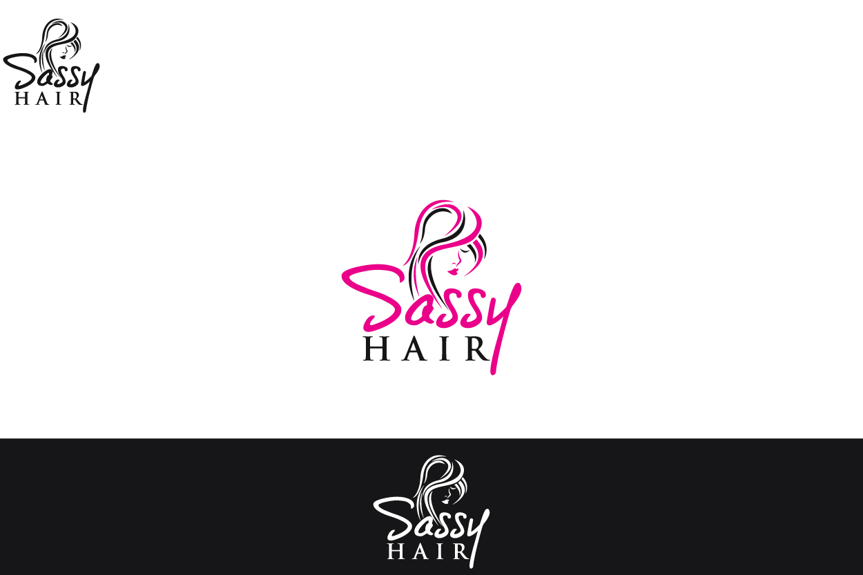 Feminine, Elegant, Hair And Beauty Logo Design for Sassy Hair by ...