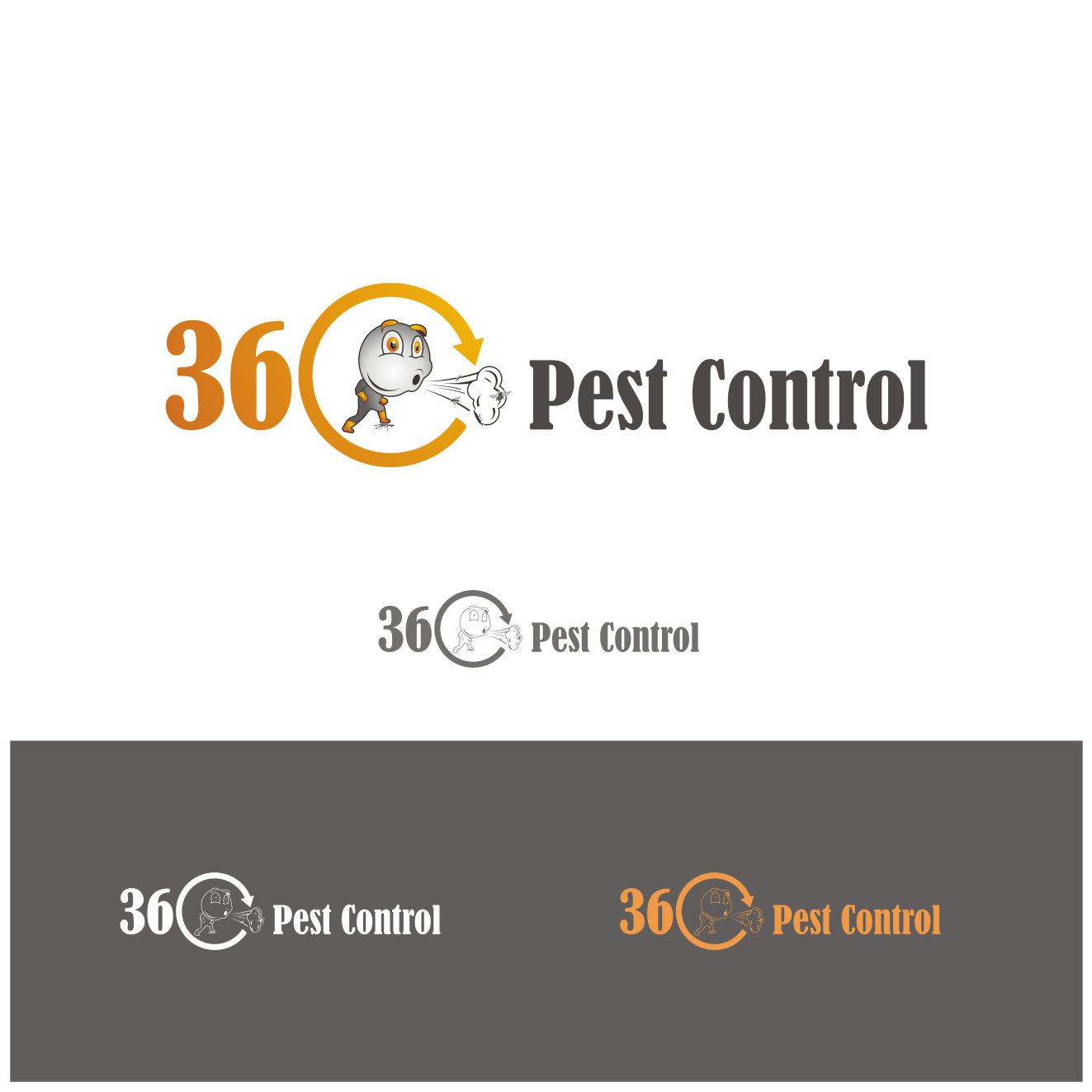Playful, Personable, Pest Control Logo Design for 360 Pest Control by ...