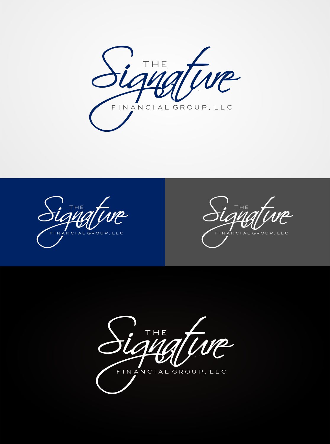 Serious, Traditional, Financial Planning Logo Design for The Signature ...