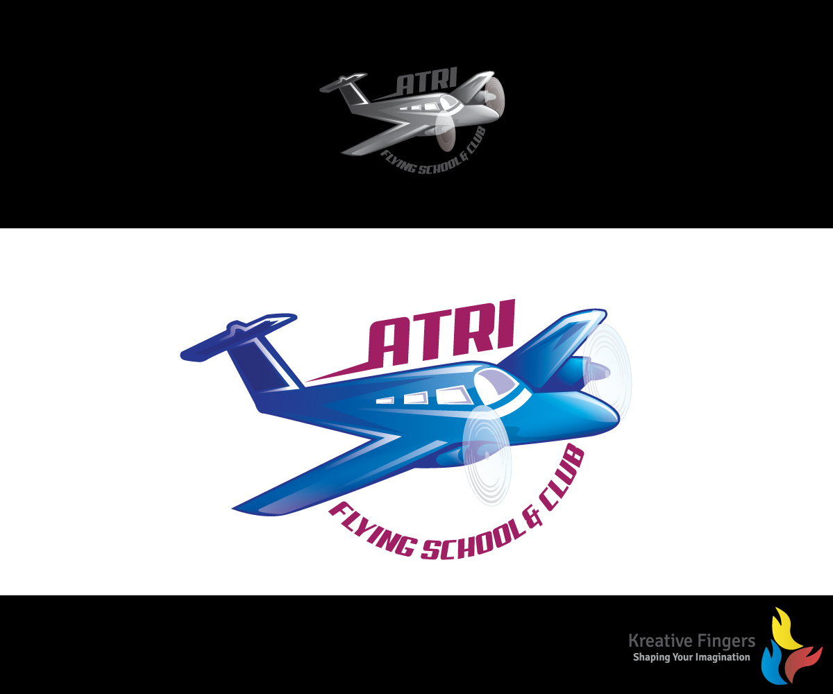 Colorful, Elegant, School Logo Design for Atri Flying School & Club by ...