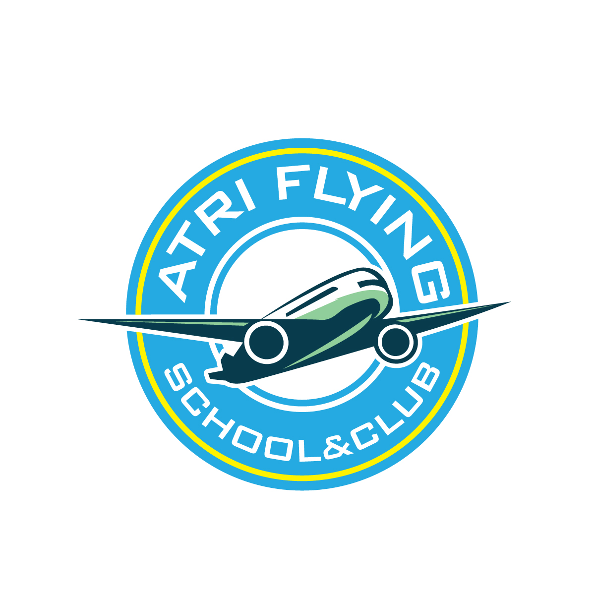 Colorful, Elegant, School Logo Design for Atri Flying School & Club by ...