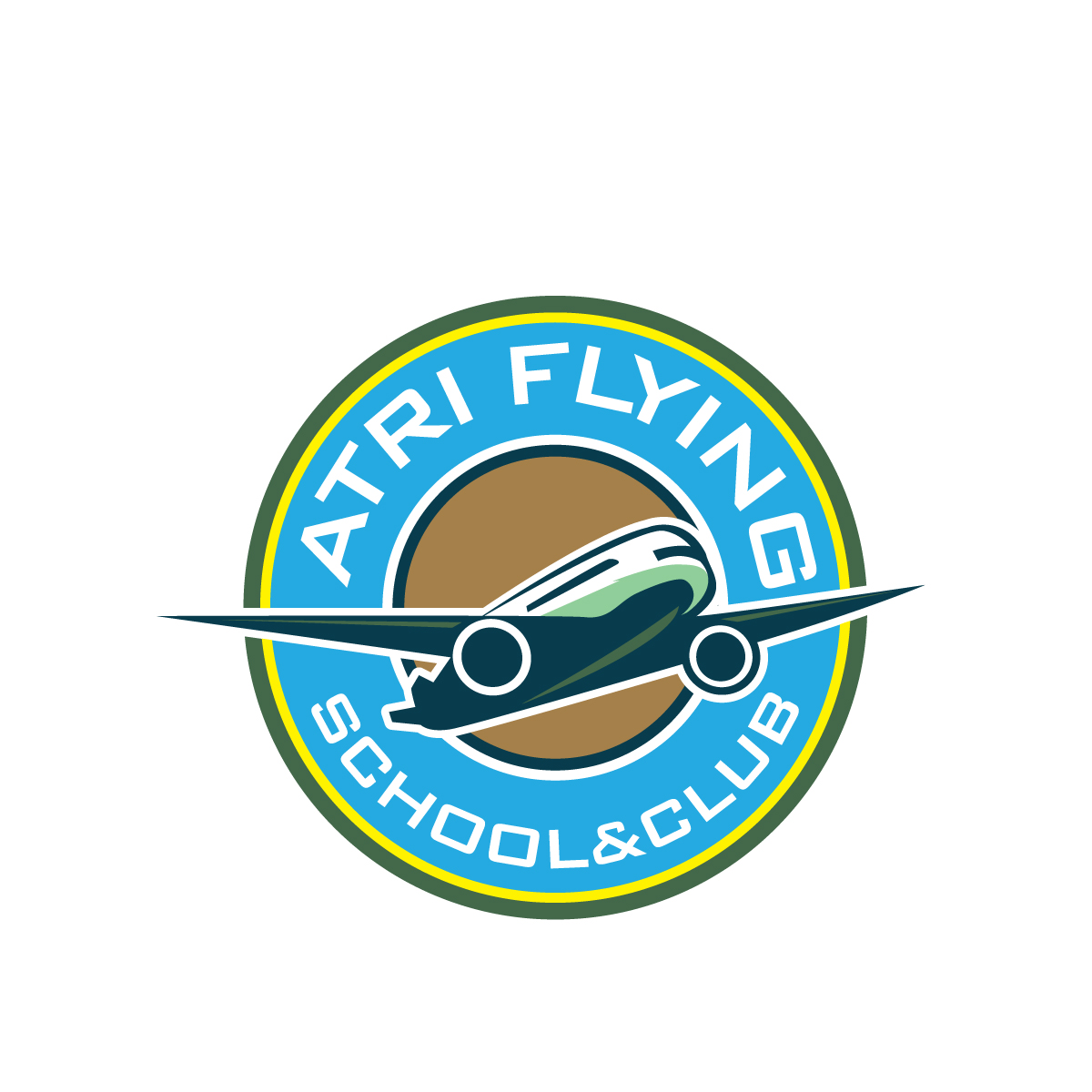 Colorful, Elegant, School Logo Design for Atri Flying School & Club by ...