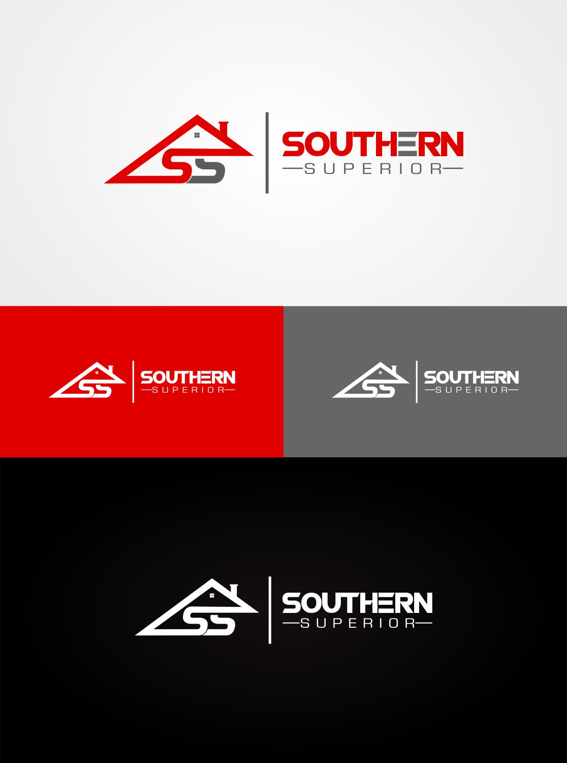 Upmarket, Bold, Construction Company Logo Design for Southern Superior ...