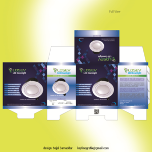 LOSEV LED Downlight Package | 17 Packaging Designs for a business in Canada