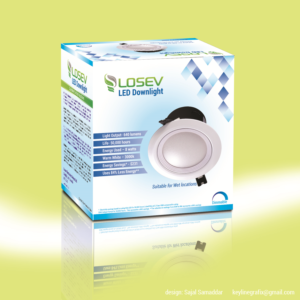 LOSEV LED Downlight Package | 17 Packaging Designs for a business in Canada