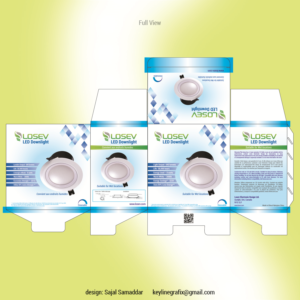 LOSEV LED Downlight Package | 17 Packaging Designs for a business in Canada