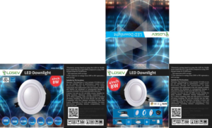 LOSEV LED Downlight Package | 11 Packaging Designs for a business in Canada
