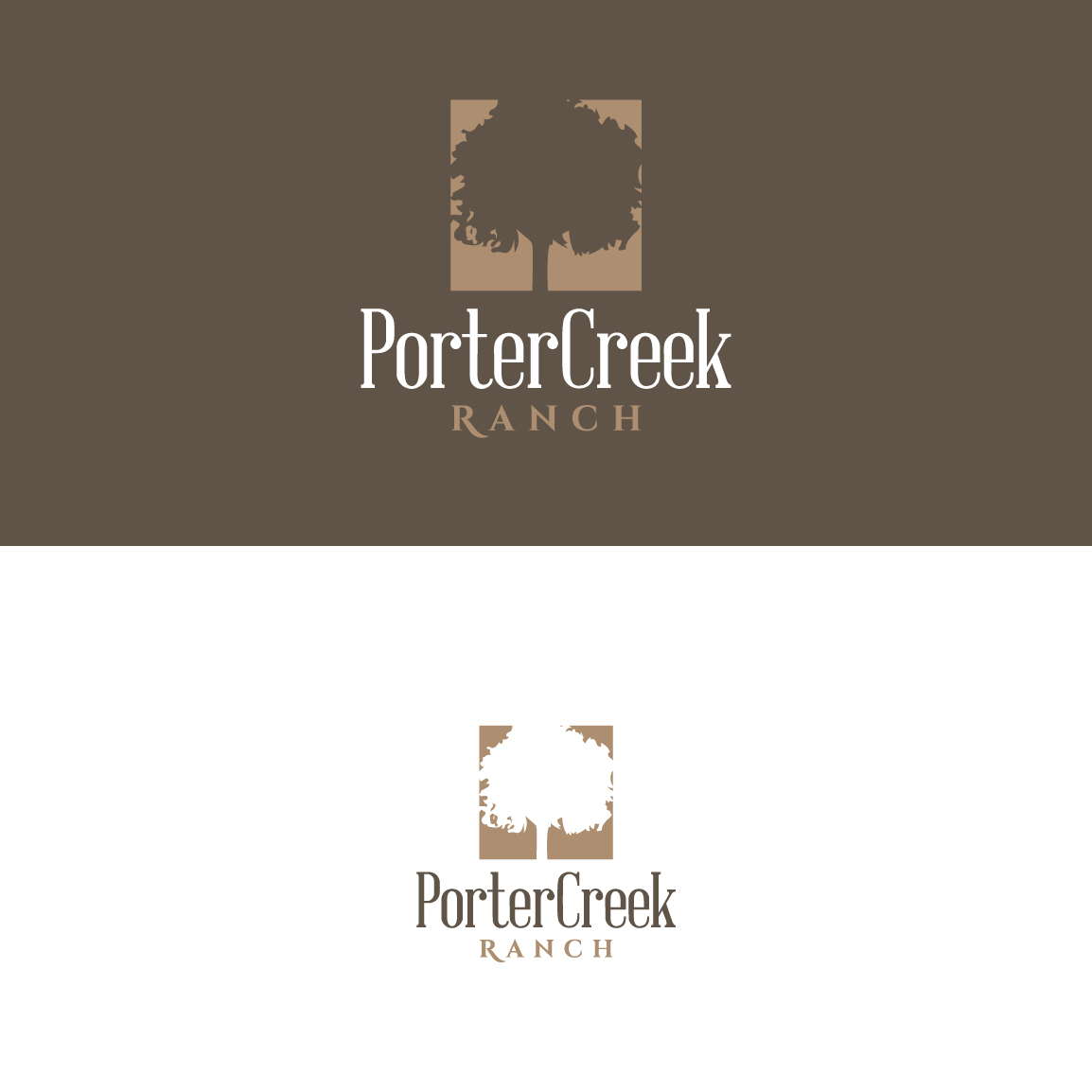 Ranch Logo Design for Porter Creek Ranch by Fanol Ademi | Design #10529292