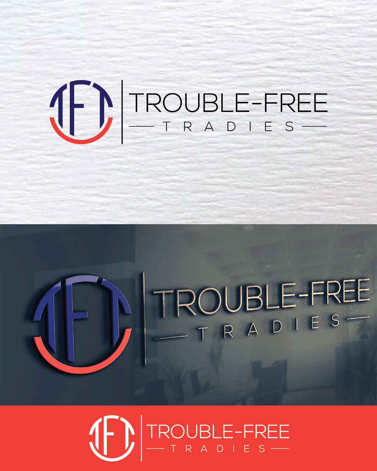 Playful, Modern, Business Logo Design for Trouble-Free Tradies by dzine ...