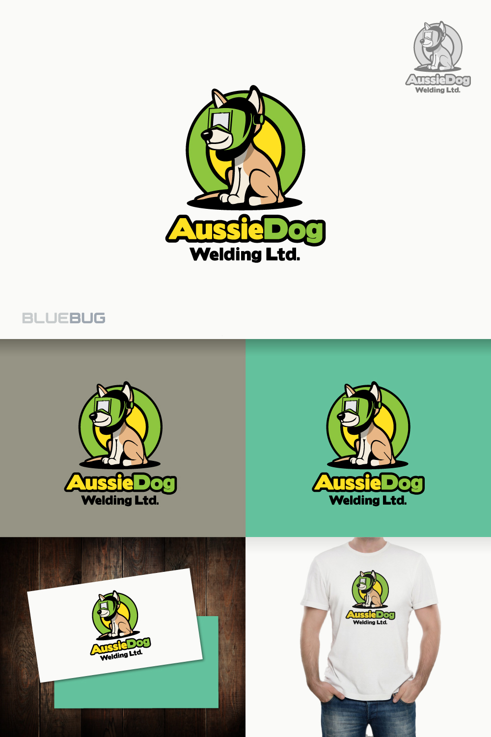Bold, Playful, Construction Logo Design for Aussie Dog Welding Ltd ...
