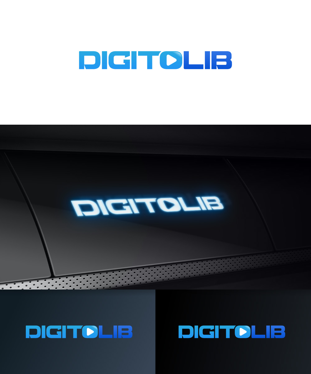 Modern, Bold, Media Logo Design for DIGITOLIB by Sergio Coelho | Design ...