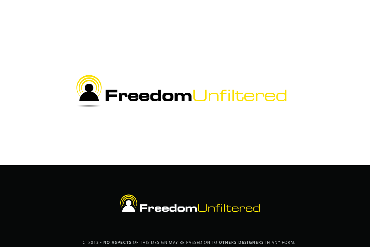 Bold, Modern, Learn Logo Design for Freedom Unfiltered by Senseless ...