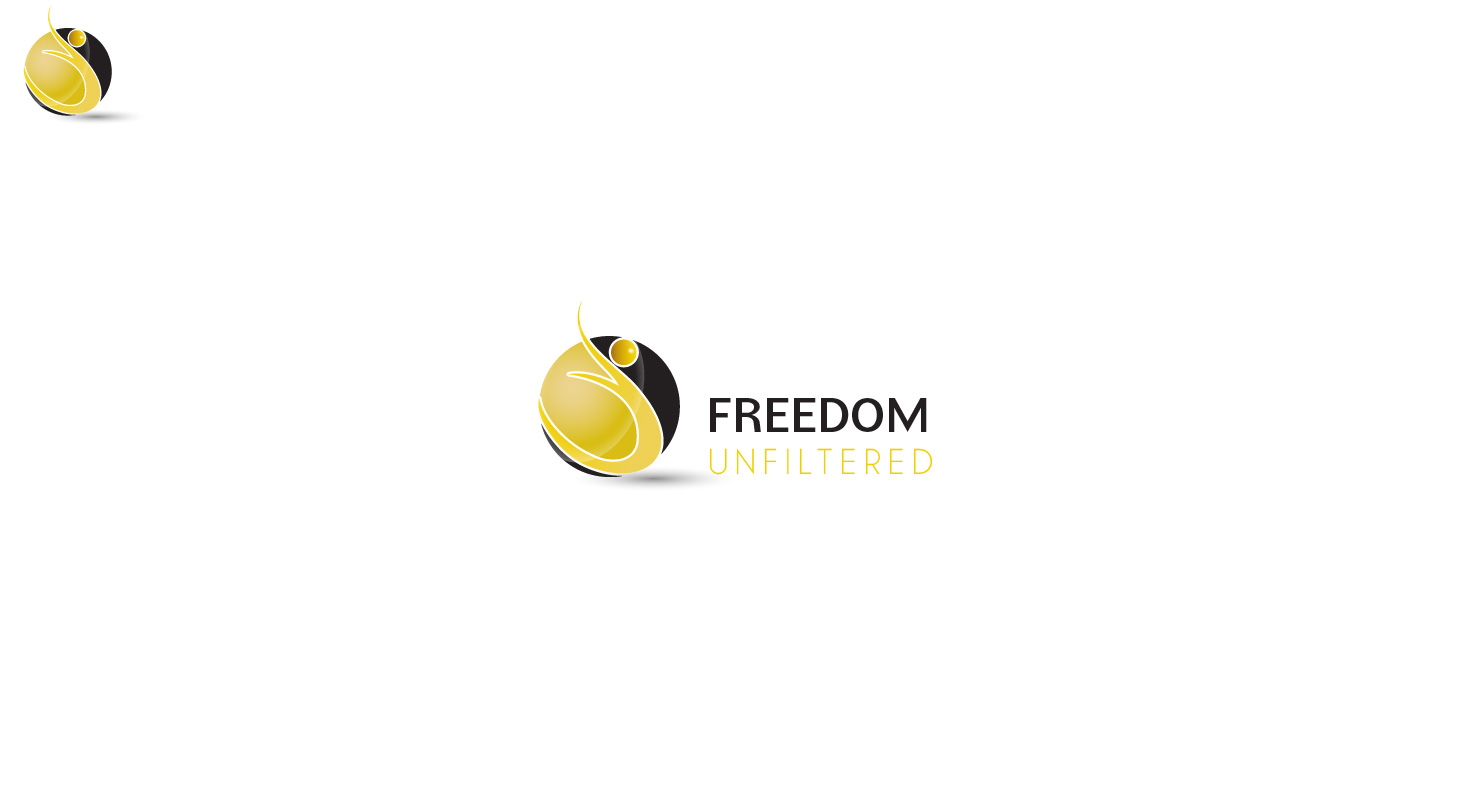 Bold, Modern, Learn Logo Design for Freedom Unfiltered by Alexandra ...