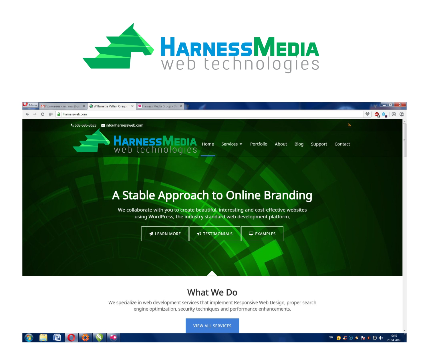 Serious, Professional, Business Logo Design for Harness Media by ...