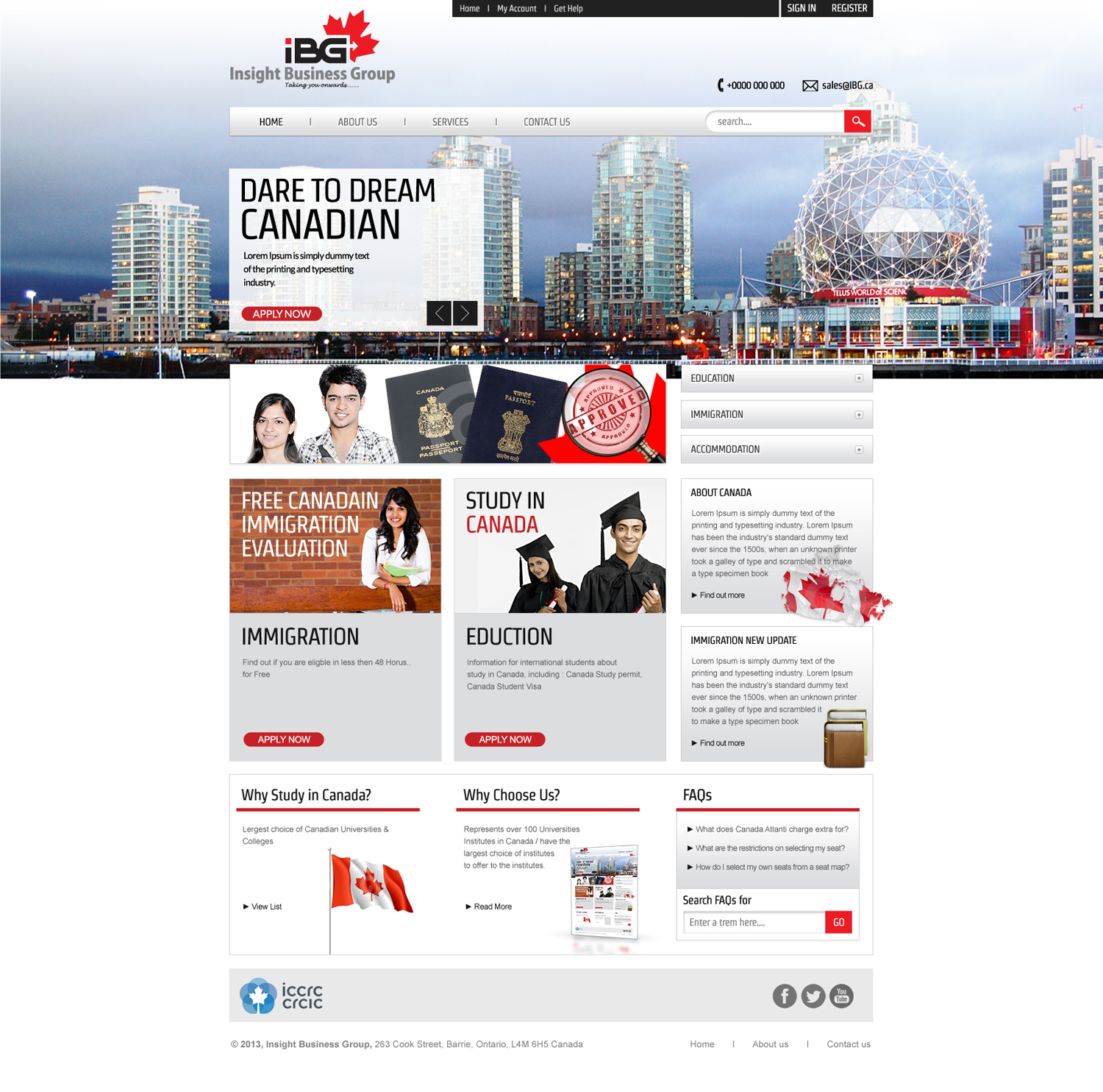 Elegant, Playful, Business Web Design for Insight Business Group by ...