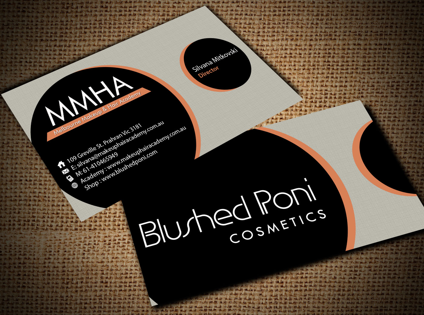 Modern, Professional, Retail Business Card Design for Melbourne Makeup ...