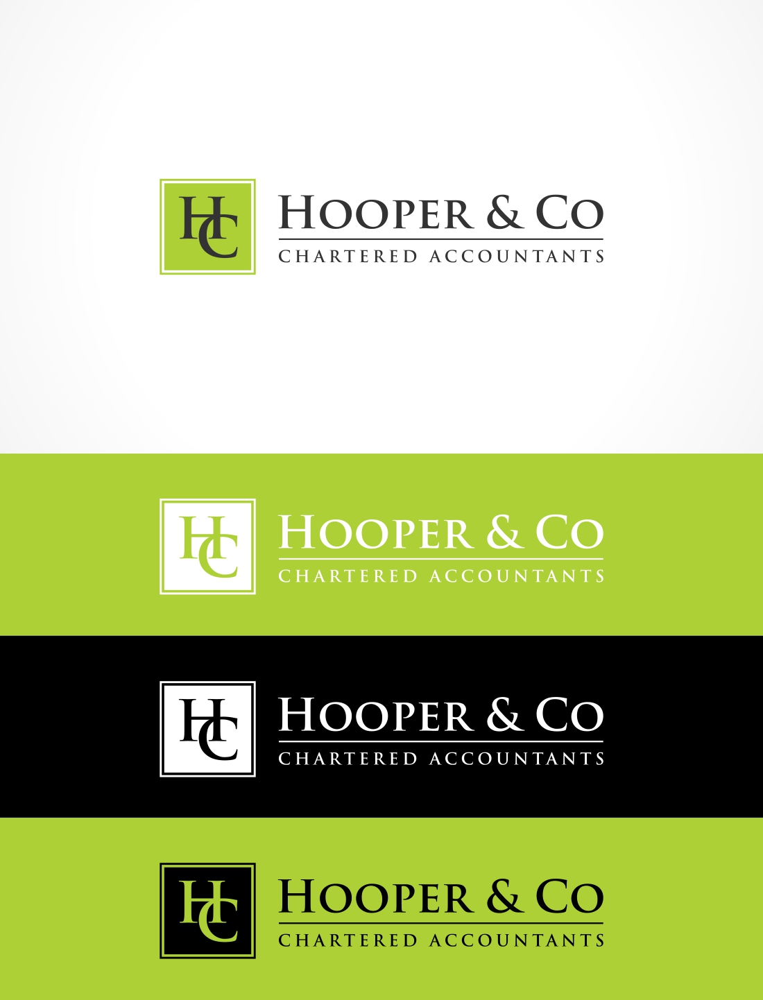 Serious, Professional, Accounting Logo Design for Hooper & Co by B8 ...