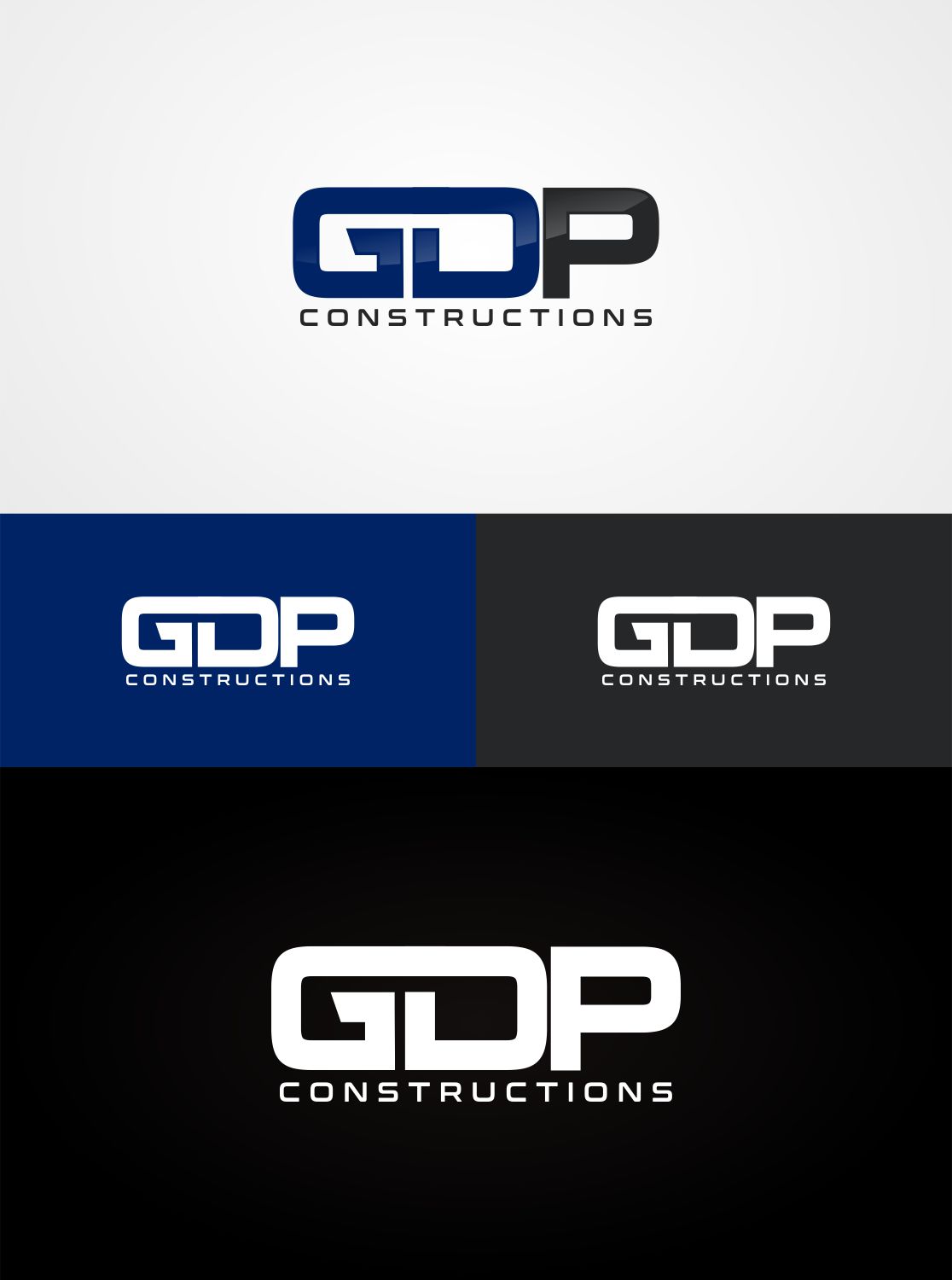 Business Logo Design for GDP Constructions by Liyana | Design #10682505