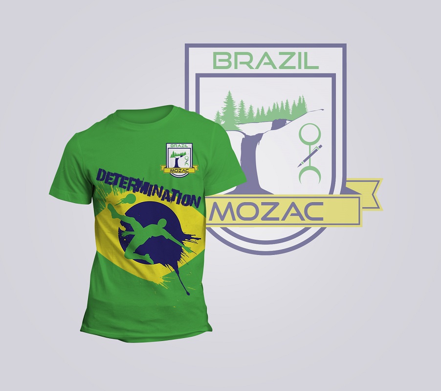 Bold, Modern, Flag T-shirt Design for Mozac Apparel by Beka | Design ...
