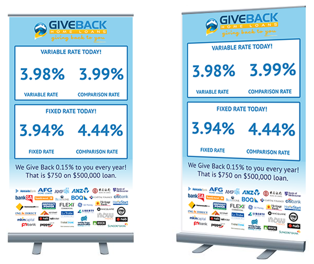 Bold, Professional, Finance Signage Design for Give Back Home Loans by ...