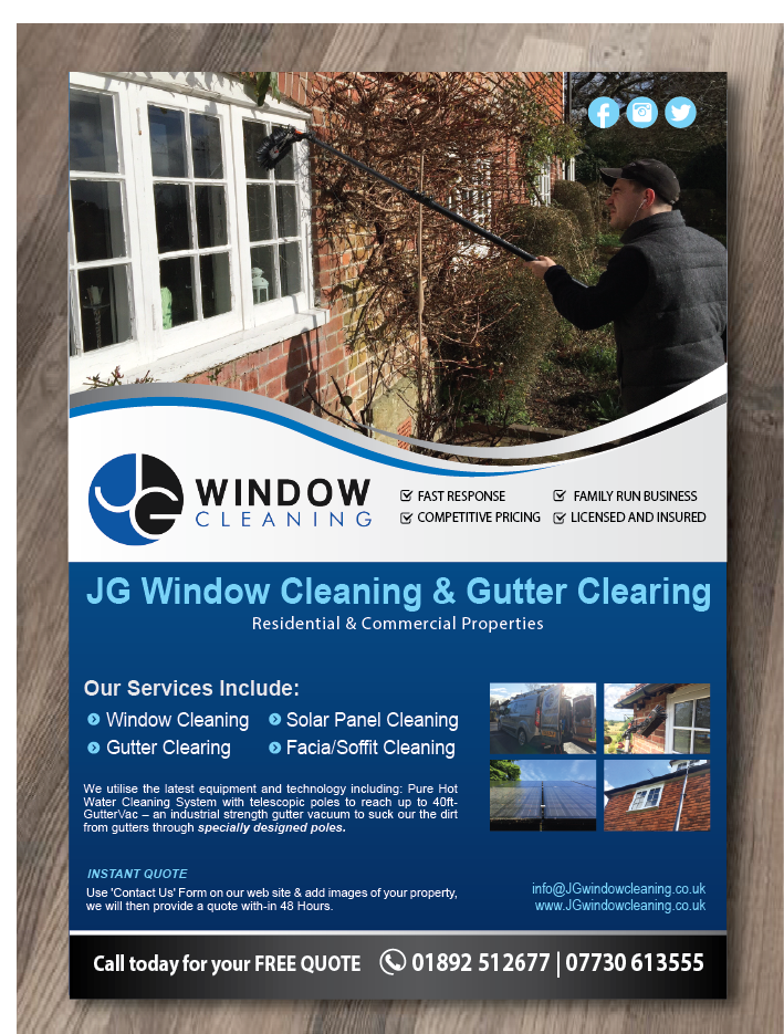 Window Cleaning Flyer Template