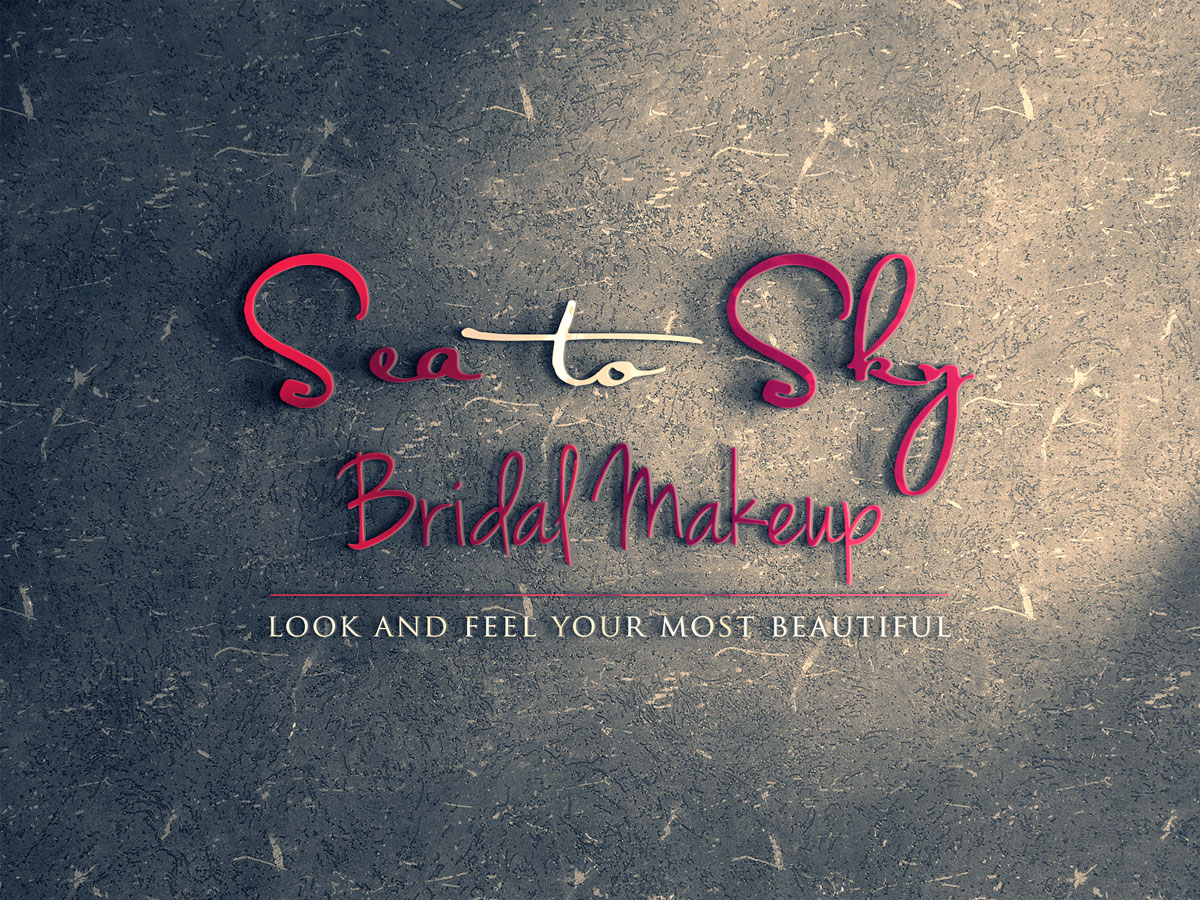 Feminine, Elegant, Business Logo Design for Sea to Sky Bridal Makeup ...