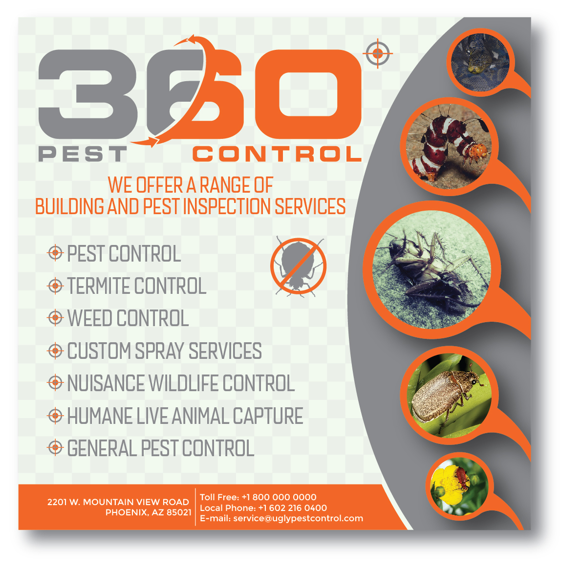 Elegant, Playful, Pest Control Advertisement Design for a Company by ...