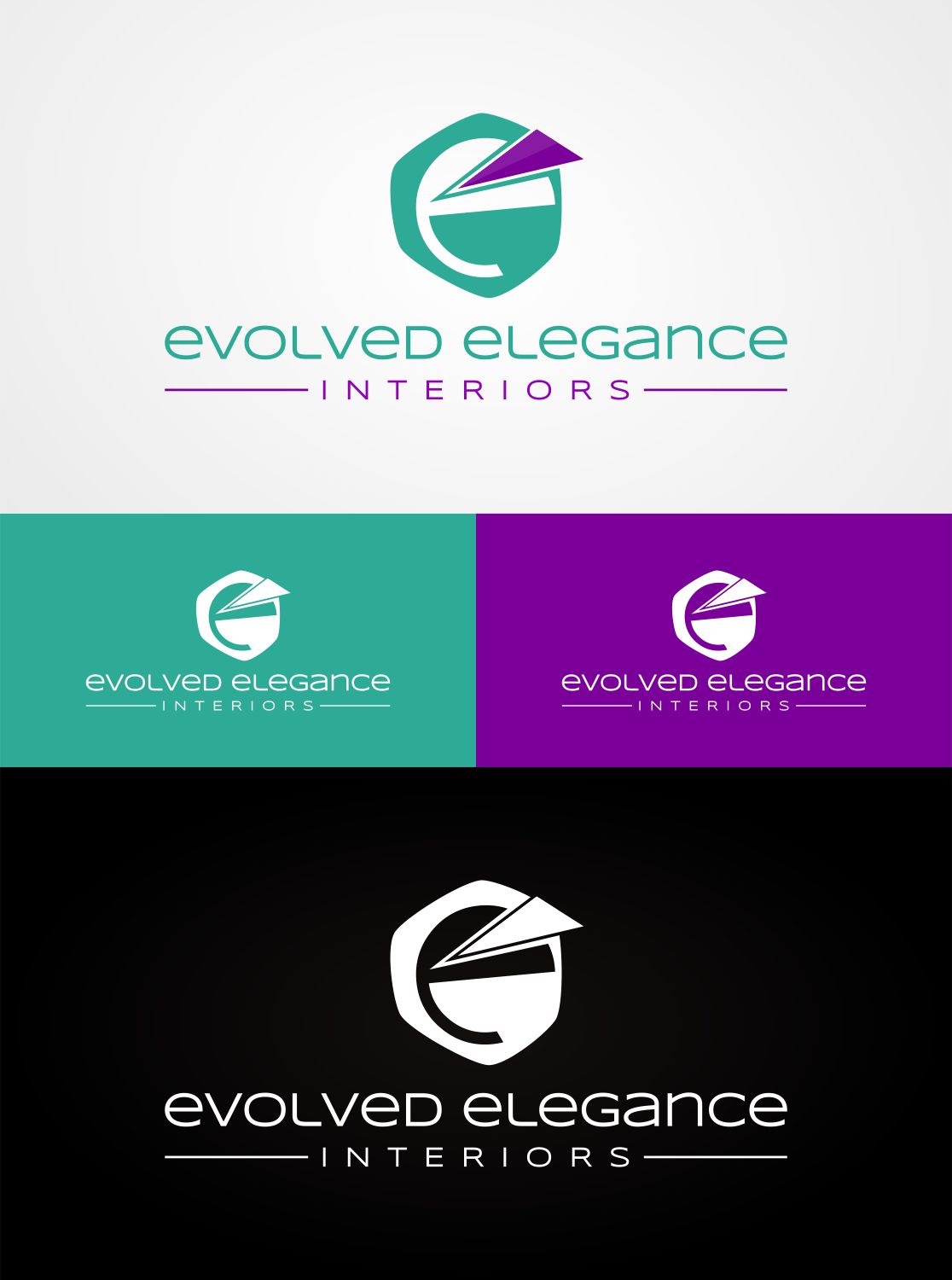 Modern, Upmarket, It Company Logo Design for Evolved Elegance Interiors ...