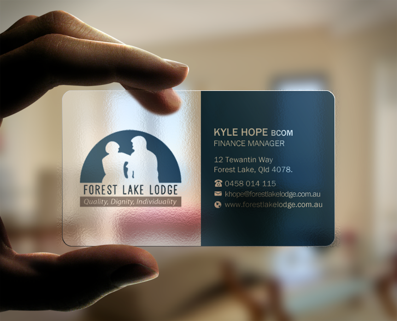 Elegant, Playful, Business Business Card Design for Forest Lake Lodge ...