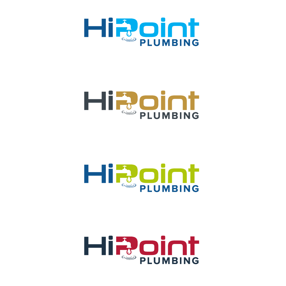 Masculine, Elegant, Plumbing Logo Design for HI POINT PLUMBING by ...