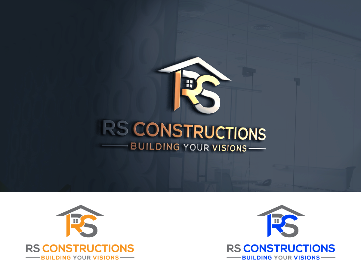 Serious, Upmarket, Construction Logo Design for RS Construction ...