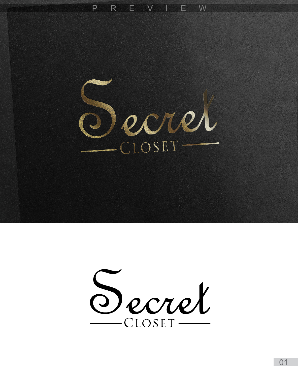 Bold, Traditional, Fashion Logo Design for Secret Closet by 3Guys ...