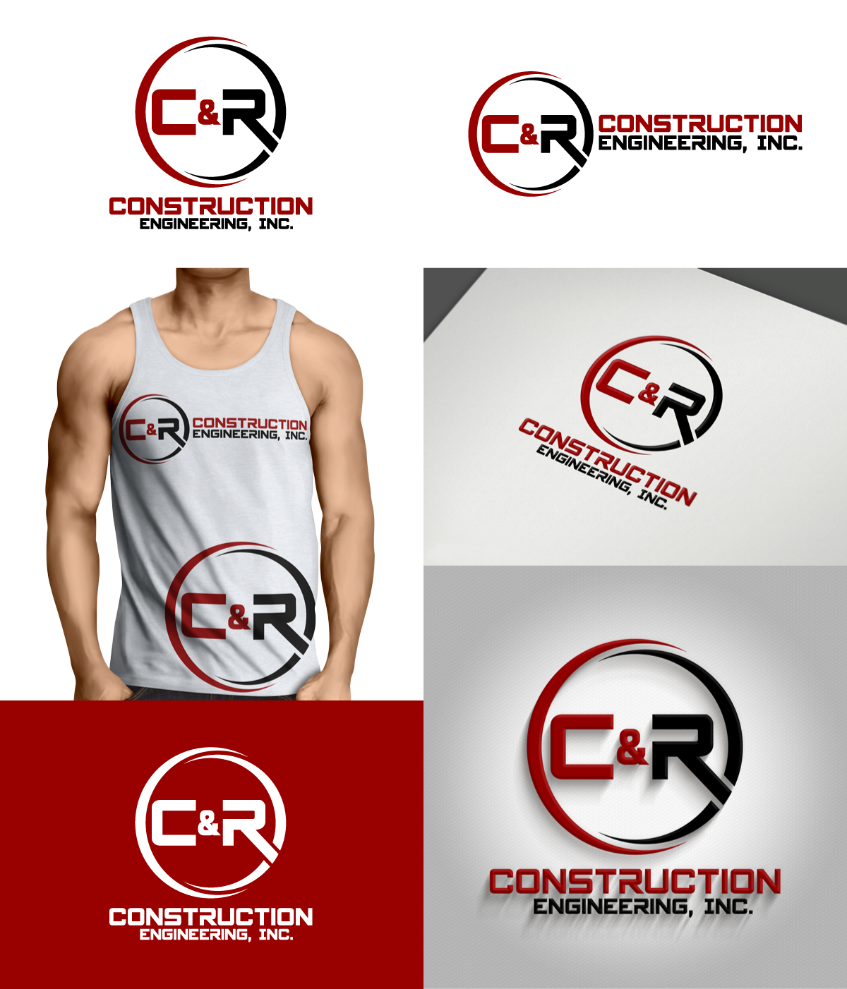 Bold, Playful, Construction Logo Design for C&R Construction ...