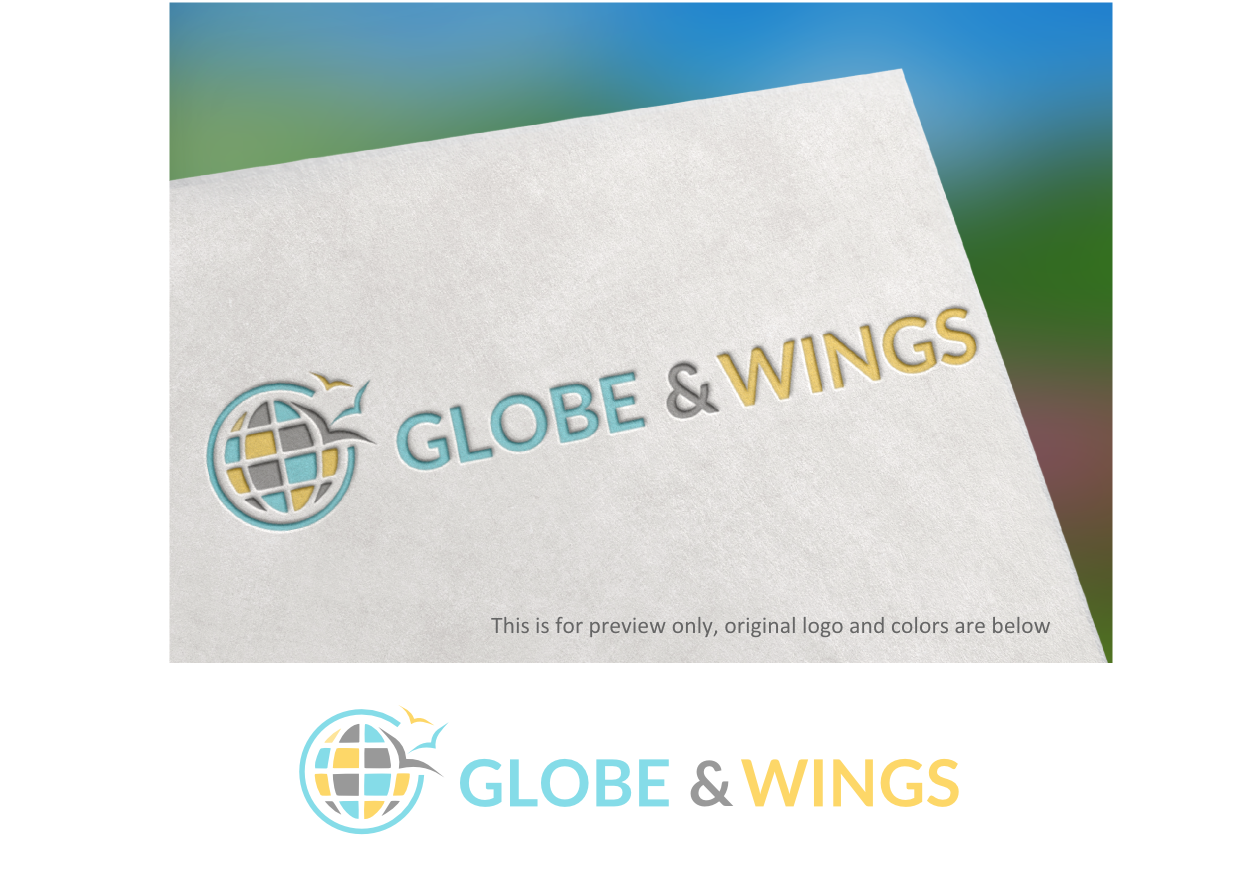 Modern, Colorful, Business Consultant Logo Design for Globe & Wings by ...