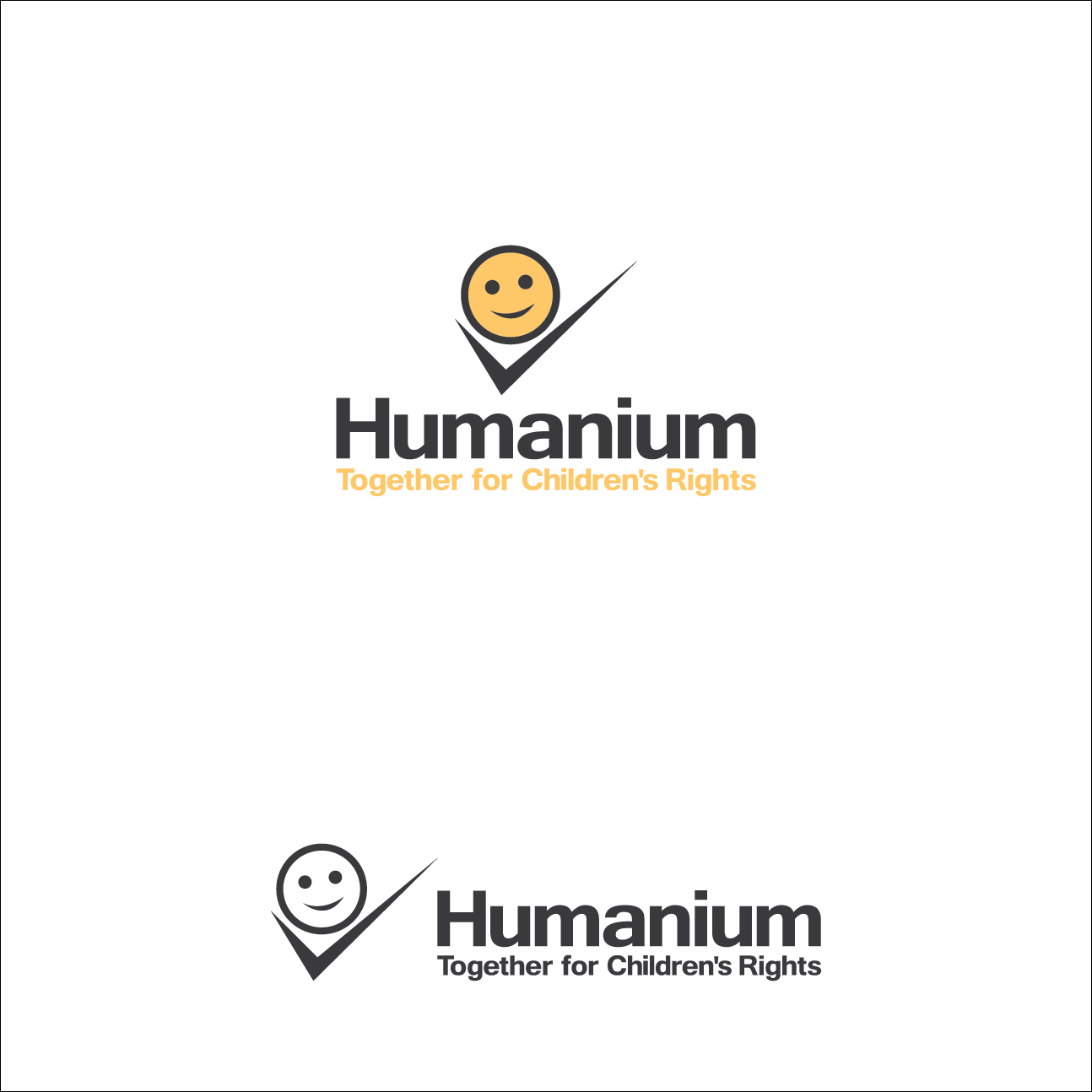Bold, Modern, Non Profit Logo Design for Humanium - Together for ...