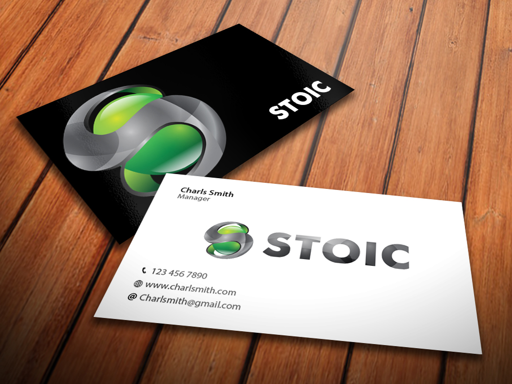 Modern, Professional, Business Business Card Design for Stoic by PD Studios | Design #10706058