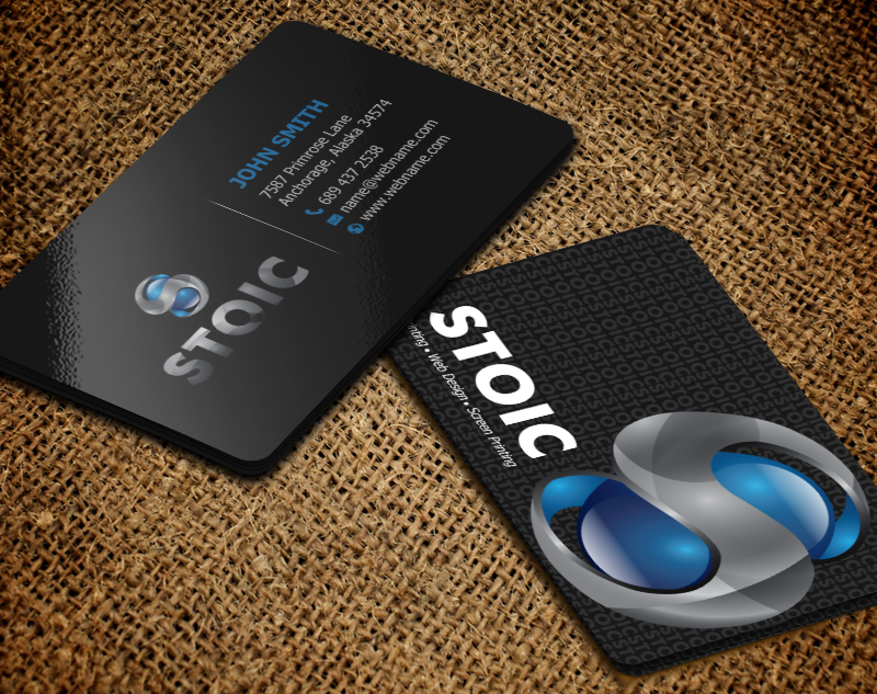 Modern, Professional, Business Business Card Design for Stoic by chandrayaan.creative | Design ...