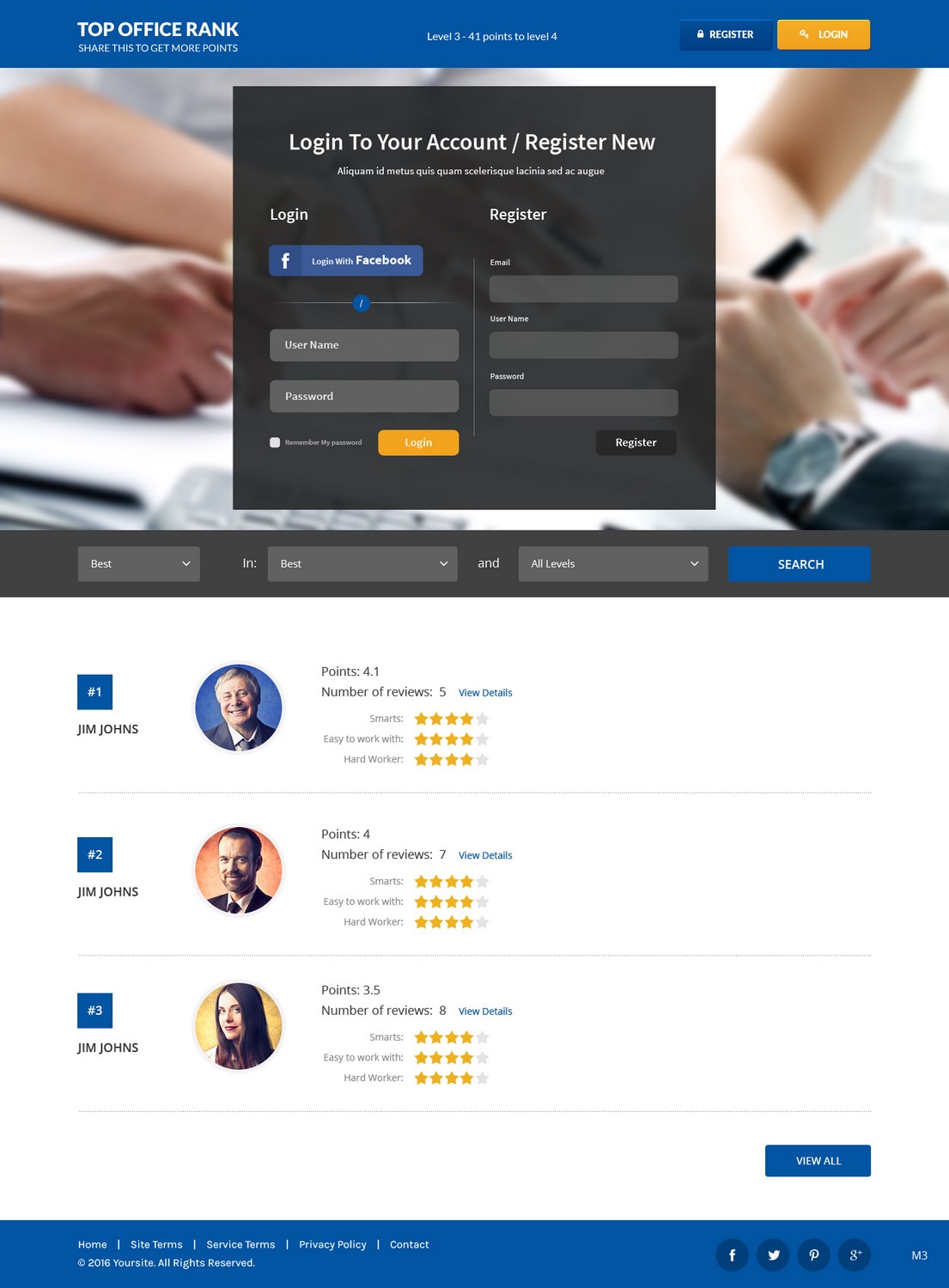 Modern, Bold, Internet Web Design for a Company by pb | Design #10706203