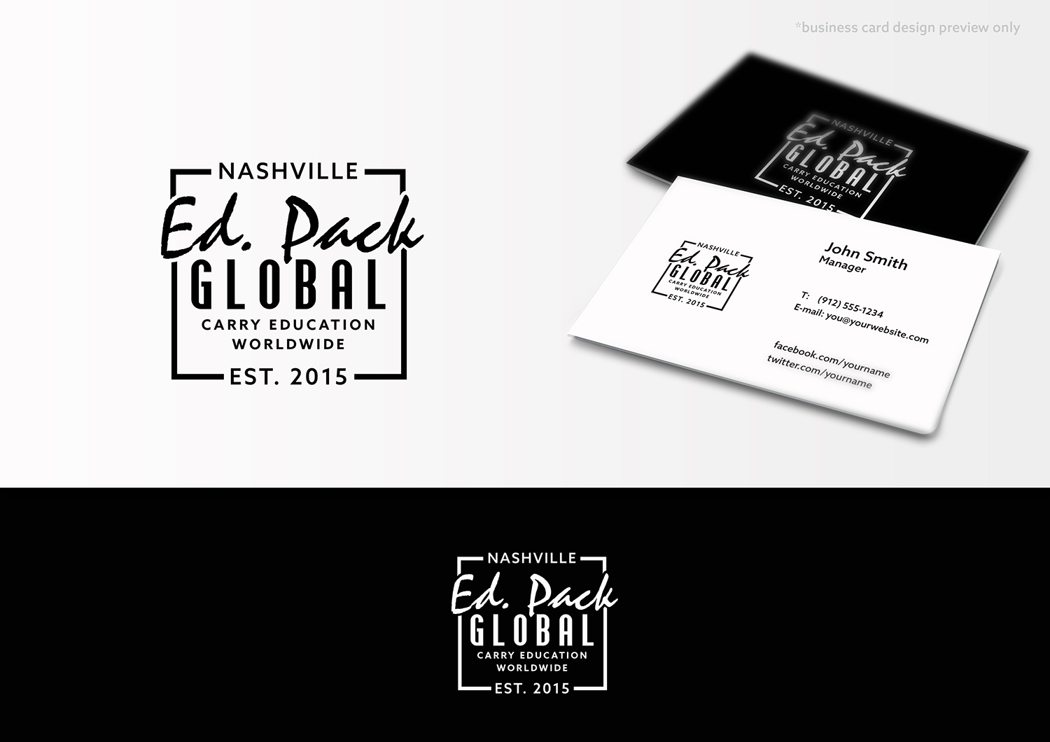 Modern, Personable, Fashion Logo Design for Ed. Pack Global by maria ...
