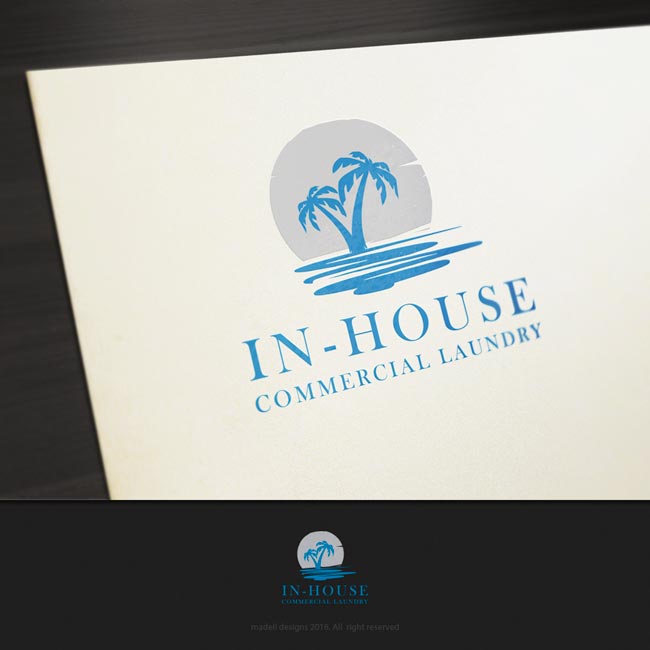 Elegant, Playful, Business Logo Design for In-House Commercial Laundry ...
