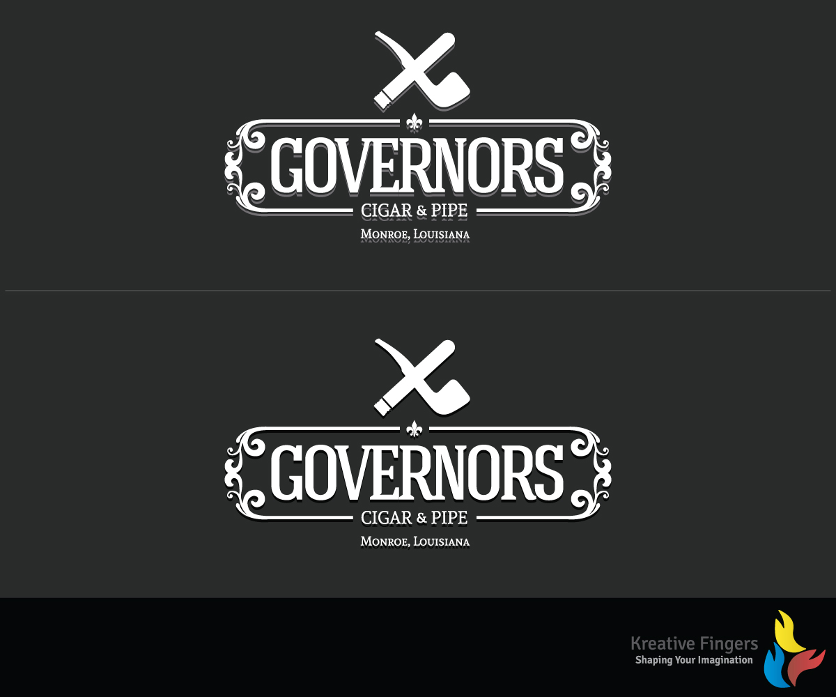 Masculine, Conservative, Shop Logo Design for Governors Cigar & Pipe by ...