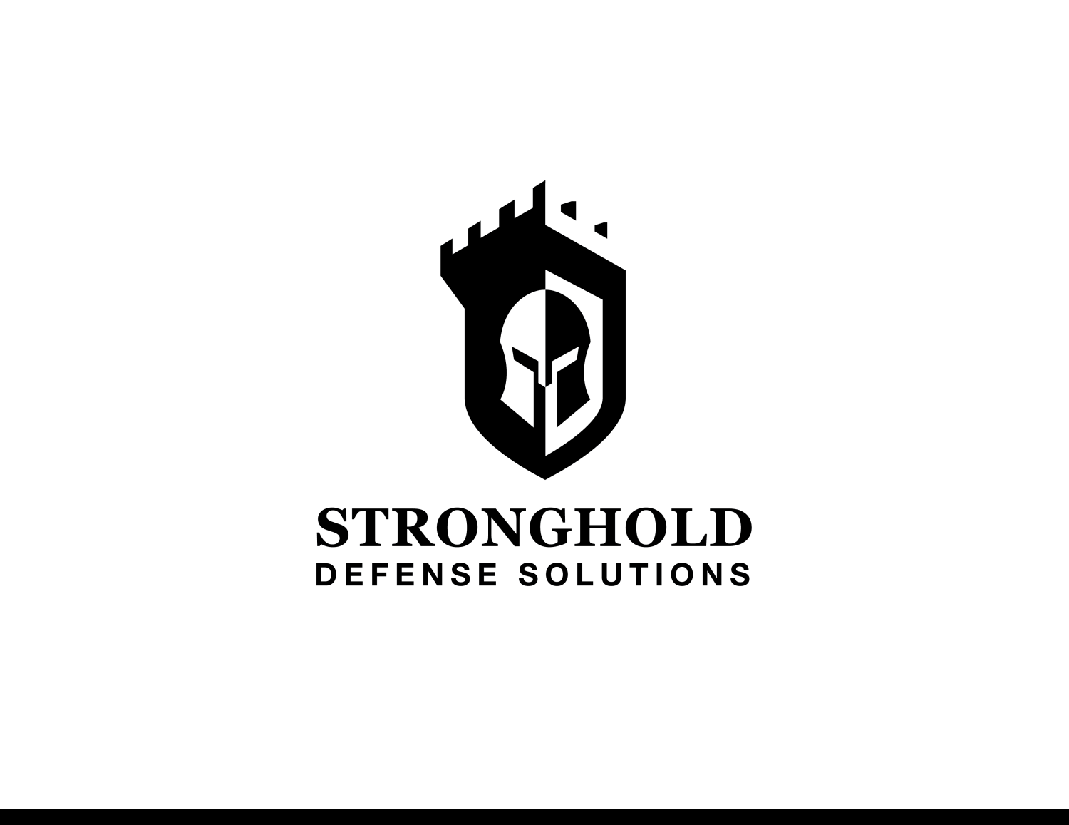 Bold, Serious, Business Consultant Logo Design for STRONGHOLD DEFENSE ...