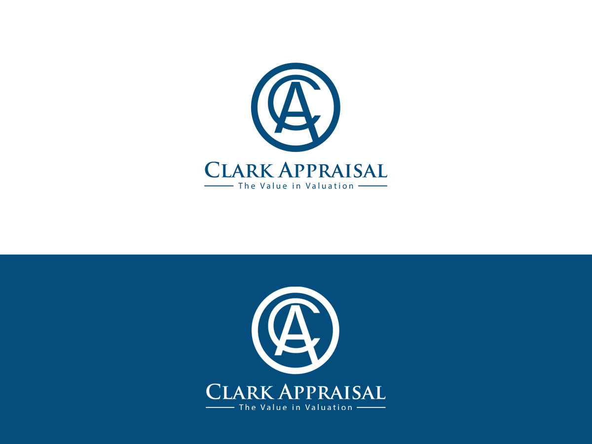 Real Estate Logo Design for Clark Appraisal by SL Designer | Design ...