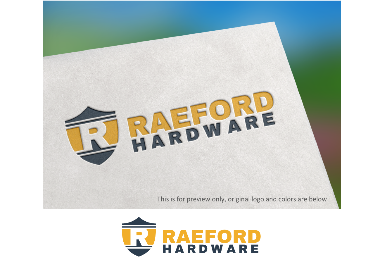 Feminine, Serious, Retail Logo Design for Raeford Hardware by Gita ...