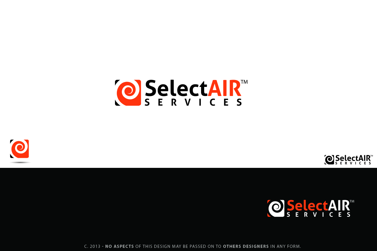Elegant, Playful, Air Conditioning Logo Design for SelectAir Services ...