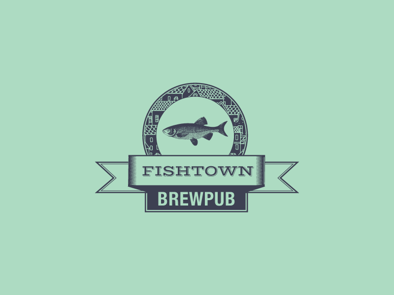 Serious, Conservative Logo Design for Fishtown Brewpub by Ash | Design ...