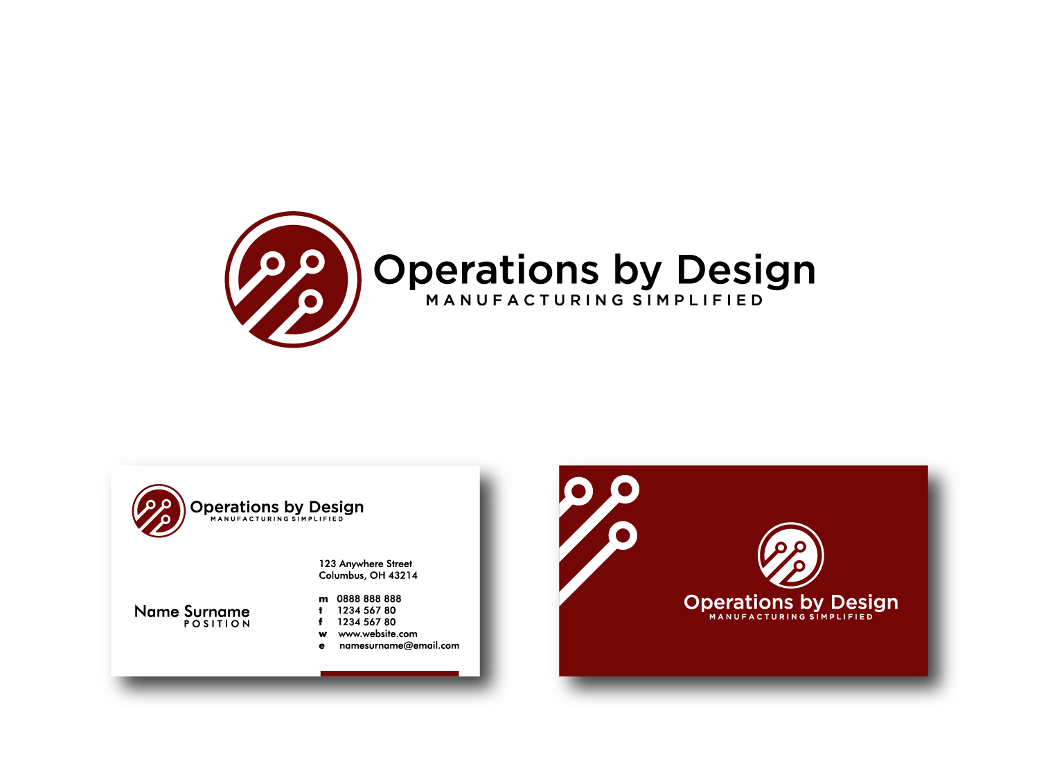 Modern, Professional, Business Consultant Logo Design for Operations by ...