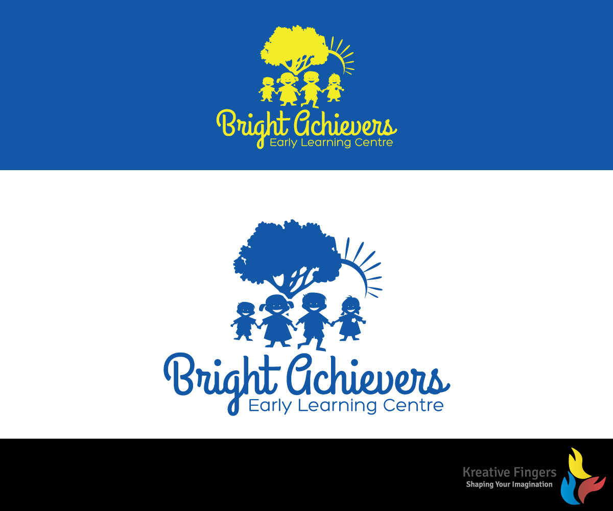 Colorful, Playful, Childcare Logo Design for Bright Achievers Early ...