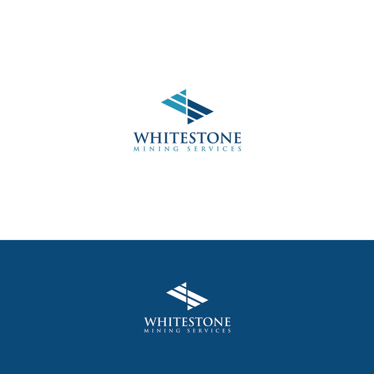 Investment Logo Design for Whitestone Mining Services by De Zeel ...
