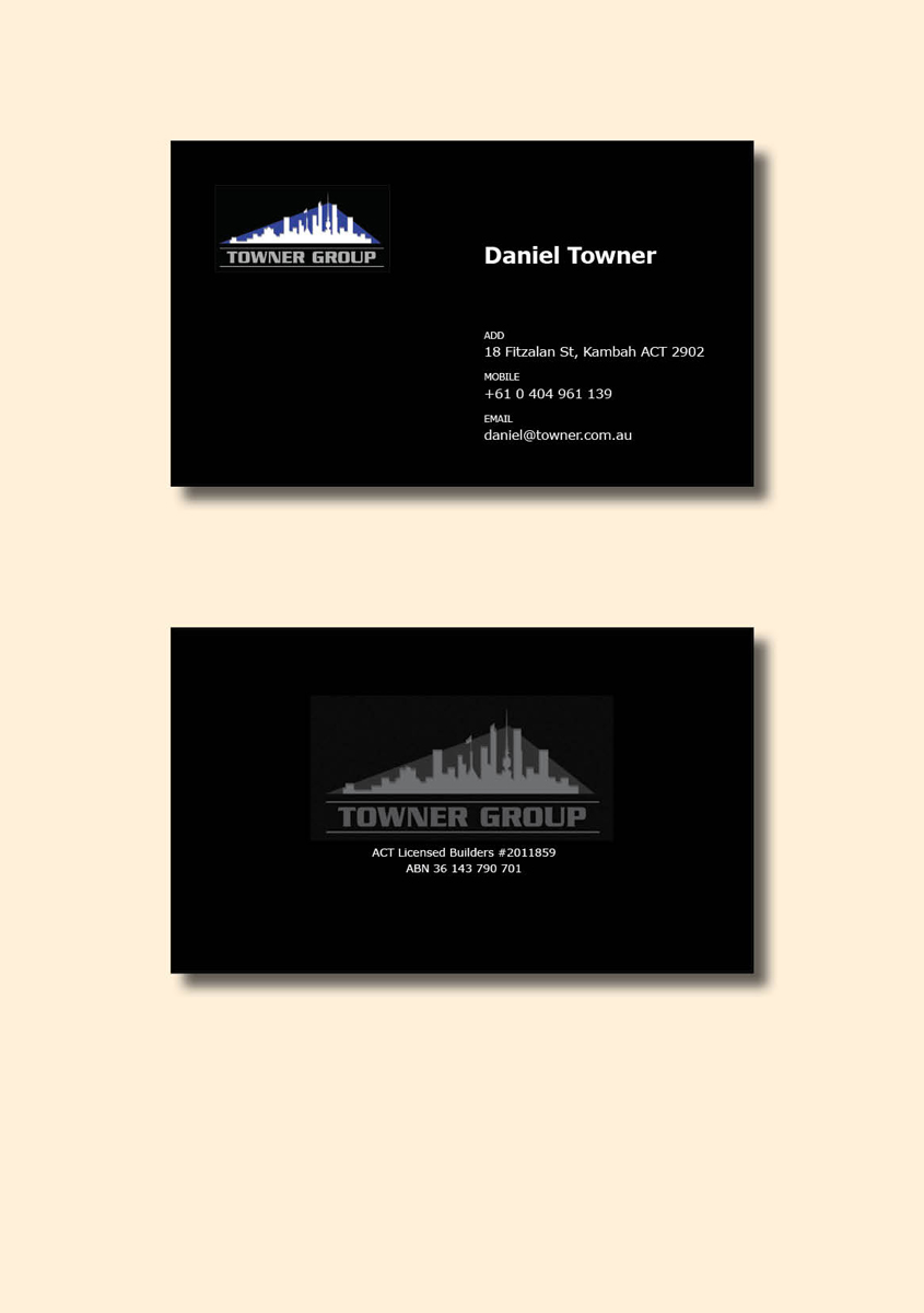 Elegant, Playful, Business Business Card Design for a Company by foo ...